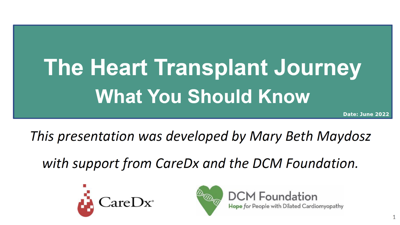The Heart Transplant Journey - What You Should Know PDF - Global Heart Hub