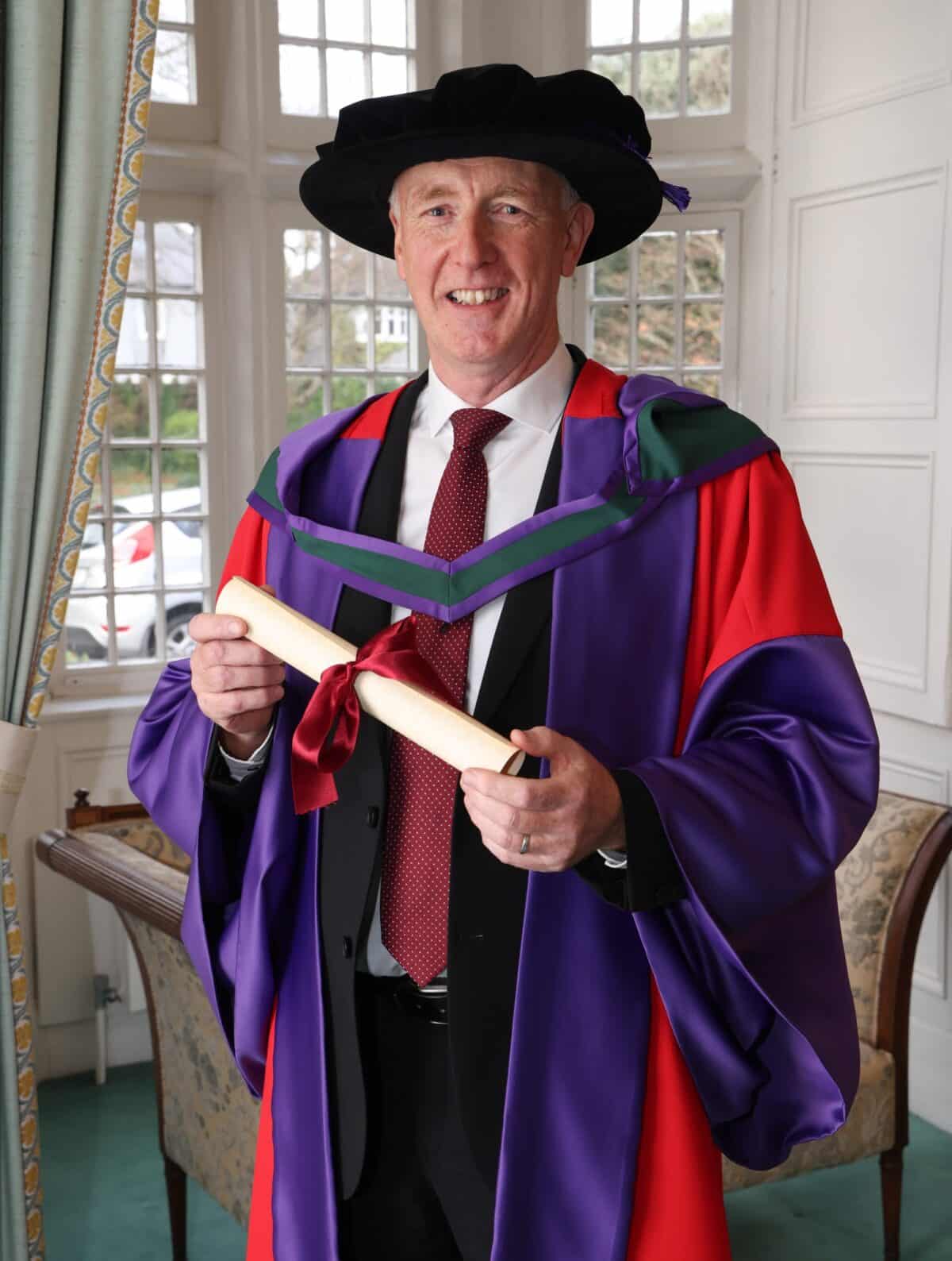 Neil Johnson receives Honorary Degree (Doctor of Laws LLD) from ...